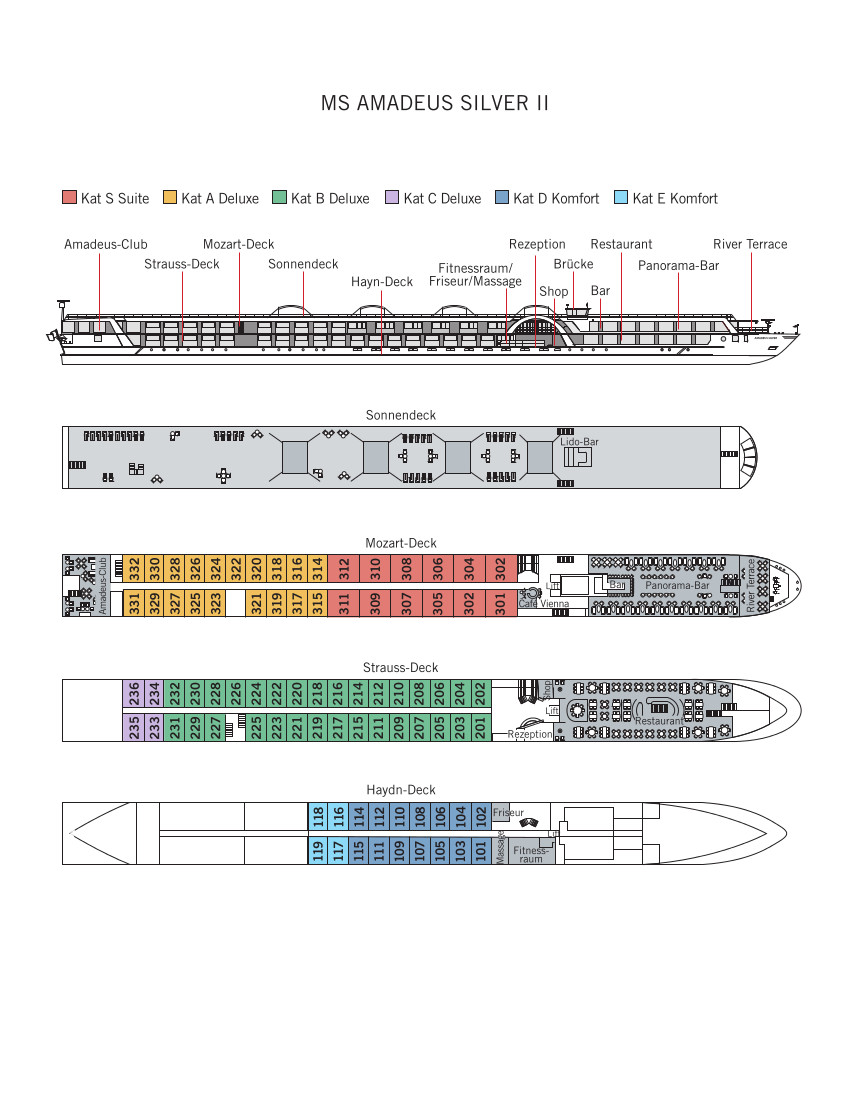 Amadeus Silver II auf Schiffs-Urlaub.de